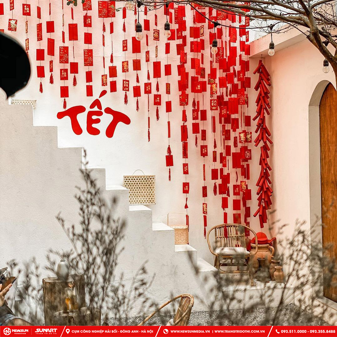 17 Cách trang trí phòng khách ngày tết đẹp, ấn tượng 2025